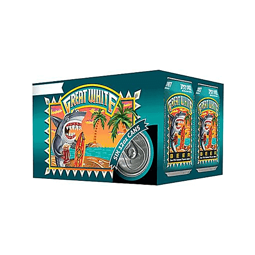 BEER GREAT WHITE SIX PACK CANS – Lopez Fine Wines Liqour & Taqueria