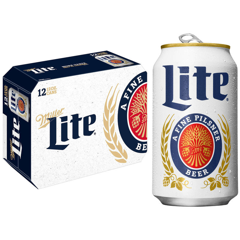 BEER MILLER LITE 12 PACK CAN – Lopez Fine Wines Liqour & Taqueria